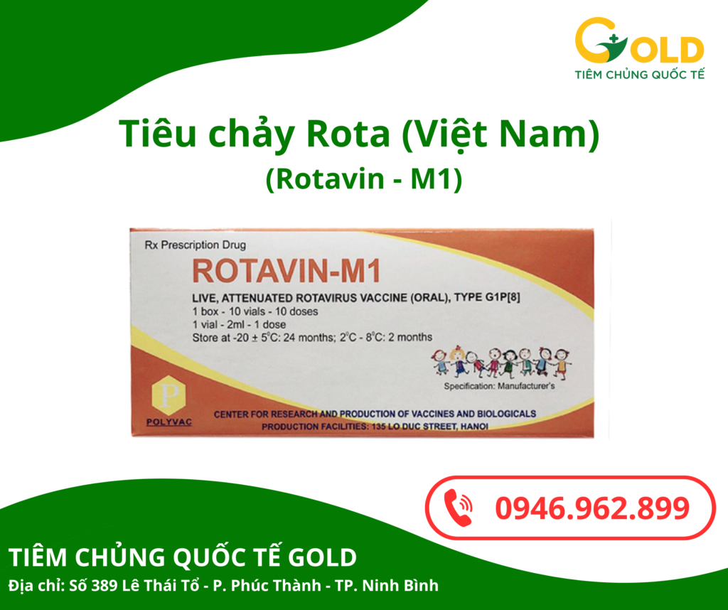 Vắc xin ROTAVIN M1 (VN) | Vaccine Rota